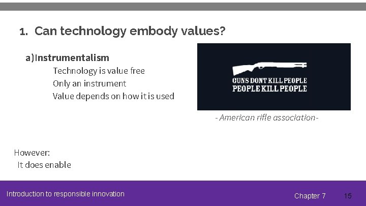 Designing for Values Introduction to responsible innovation Chapter