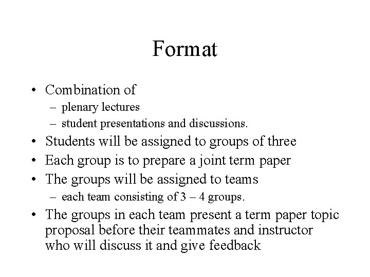 Gra 6820 Strategic Choice Syllabus Fall 2003 Objective