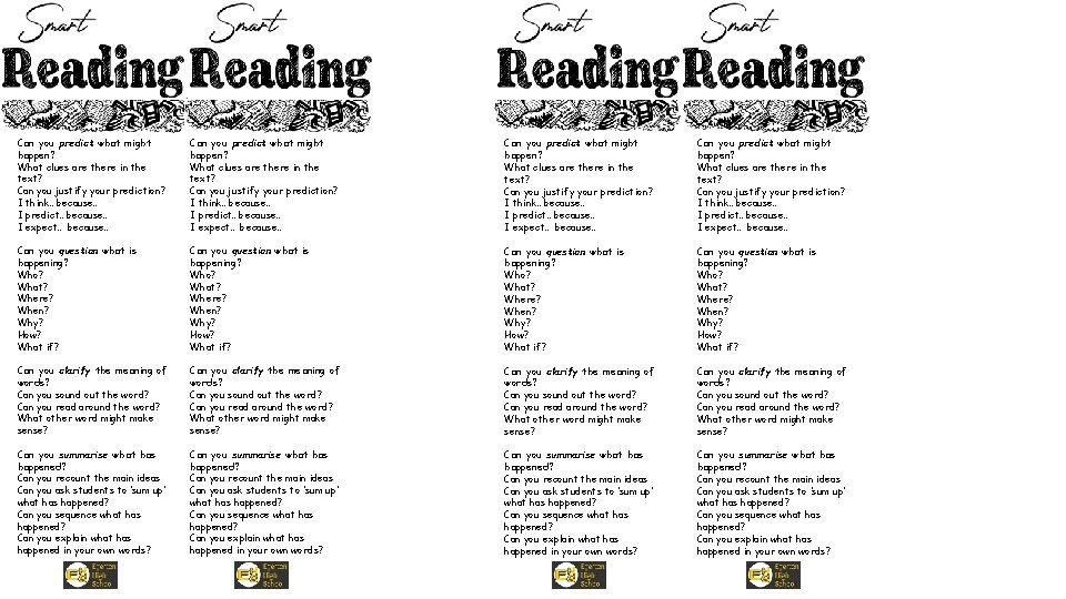 Can you predict what might happen What clues