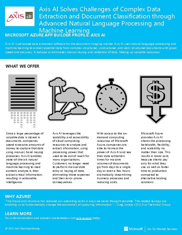 Axis AI Solves Challenges of Complex Data Extraction