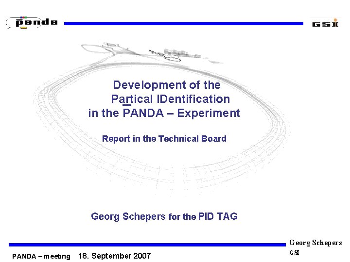 Development of the Partical IDentification in the PANDA