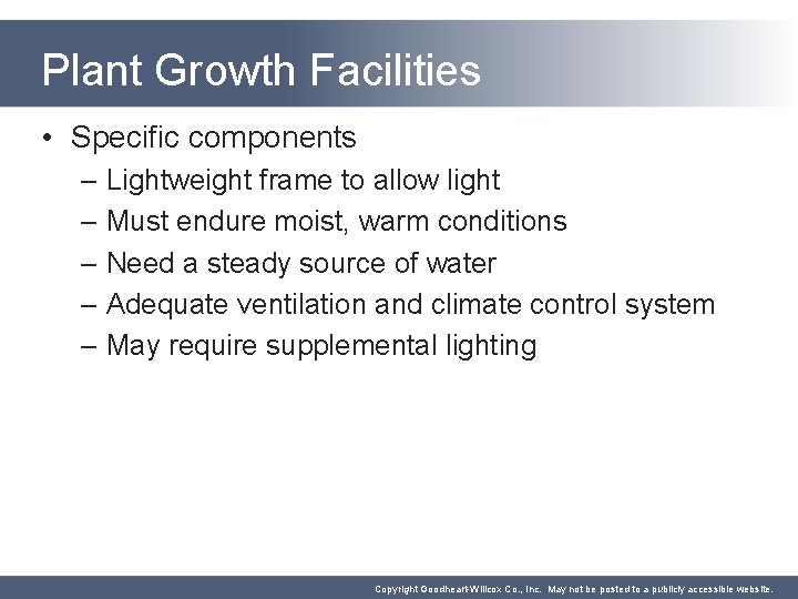 Lesson 6 1 Agricultural Structures Lesson Outcomes Identify