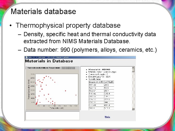 Composite materials design and property prediction using materials