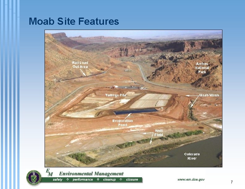 Moab Uranium Mill Tailings Remedial Action UMTRA Project