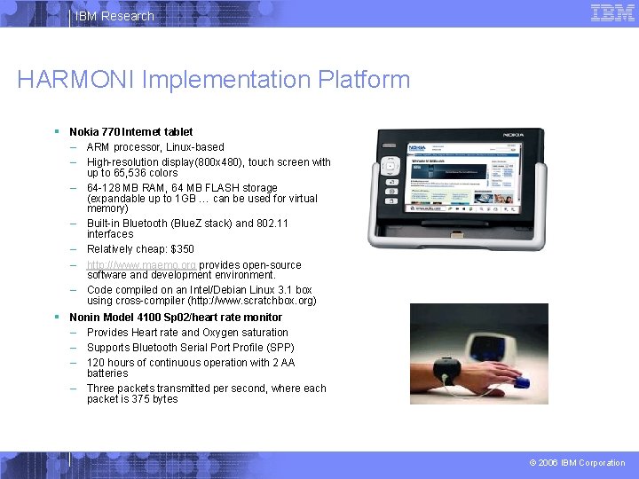 IBM Research HARMONI Client Middleware for LongTerm Continuous