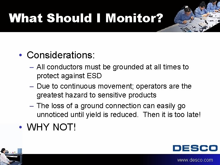 Model 19665 Continuous Workstation Monitor Dual Wire Copyright