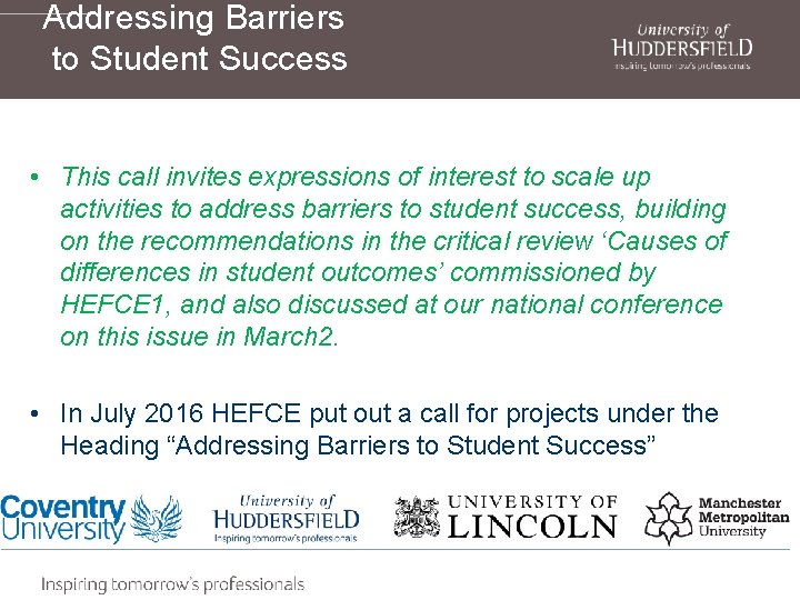 Intervention for Success An Addressing Barriers to Student
