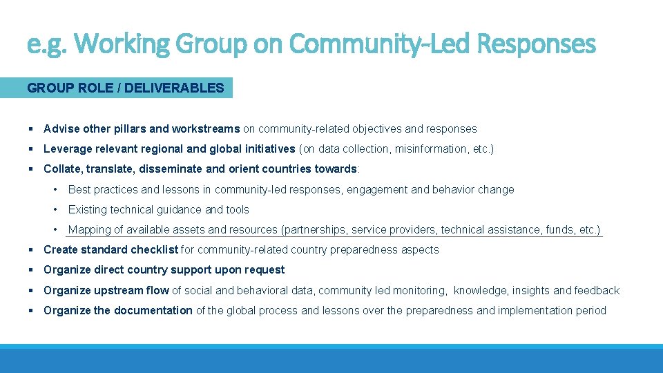 Health Systems in the ACTA Strategic objectives 1