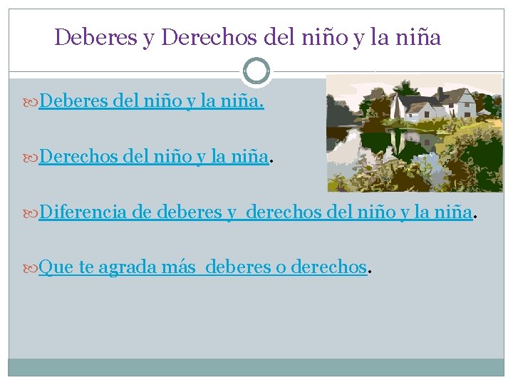 PROYECTO ENTRE PARES MINISTERIO DE EDUCACIN TITULO DEBERES