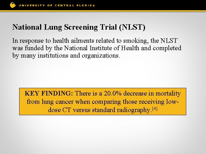 Lung Cancer Detection Educational Overview William J Furiosi