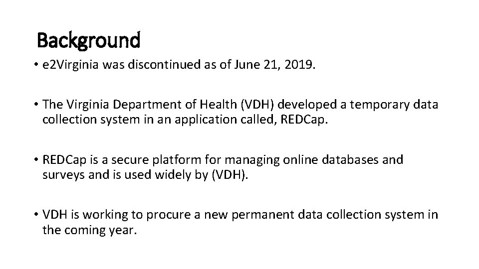 REDCap Training HIV Care and Prevention Data Collection