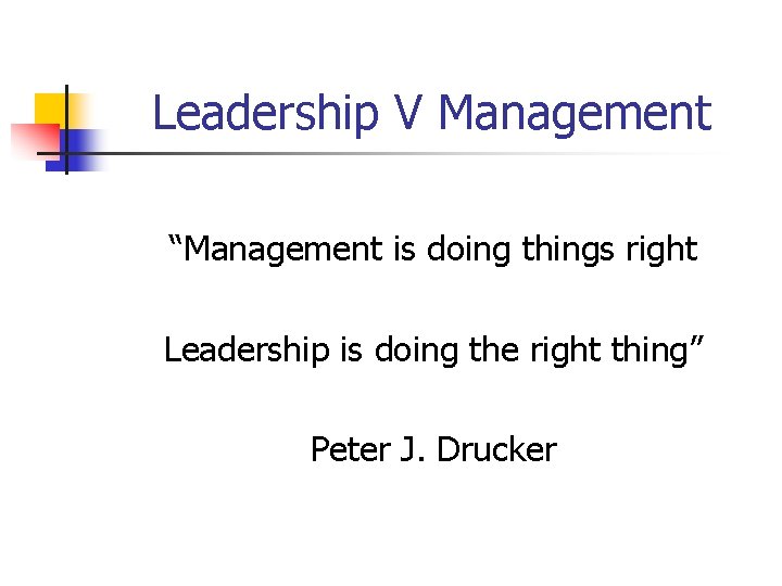 Introduction to Leadership Rory OSullivan 27 th February