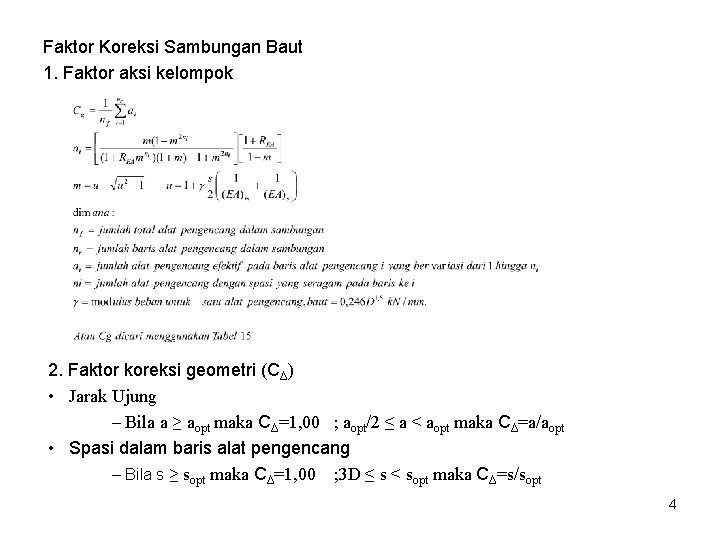 PERTEMUAN 5 ANALISIS SAMBUNGAN BAUT 1 Kuat lentur