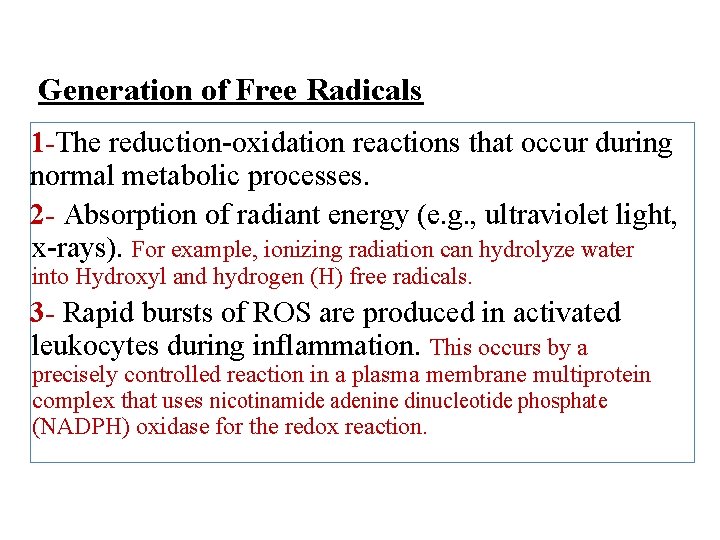 General Pathology Mechanisms of Cell Injury Dr AlSaghbini