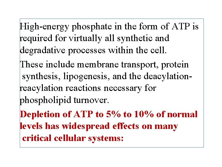 General Pathology Mechanisms of Cell Injury Dr AlSaghbini