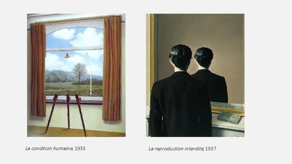 LA REPRODUCTION INTERDITE Ren Magritte Huile sur toile