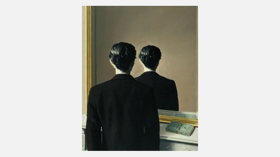 LA REPRODUCTION INTERDITE Ren Magritte Huile sur toile