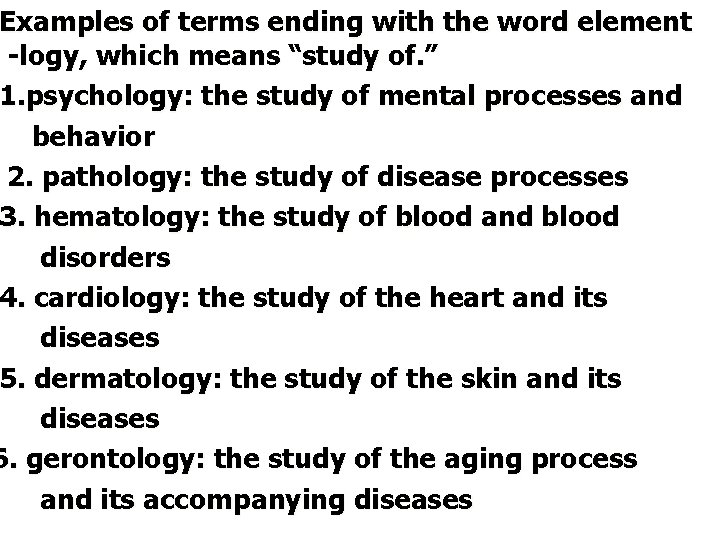 Medical terminology Lec 1 Dr Dalia Abd alkader