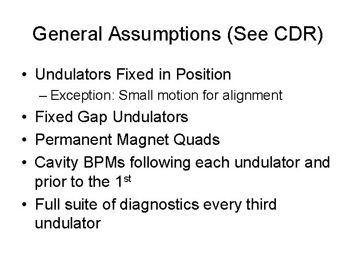 XRay Diagnostics for the LCLS Jan 19 20