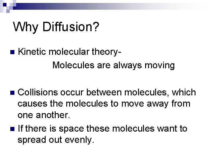 Diffusion and Osmosis Section 1 2 The Cell