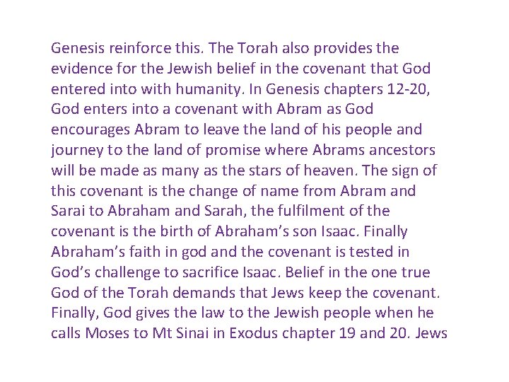 Living as a Jew in the world means