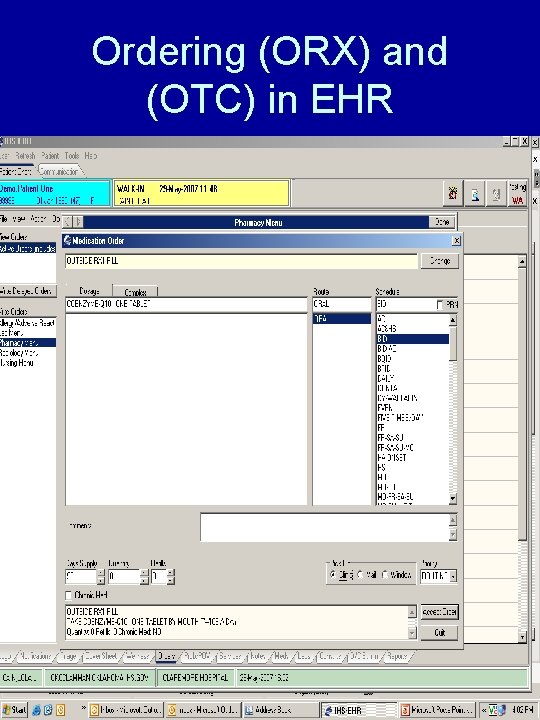 Preparing your data base for Medication Reconciliation ORX