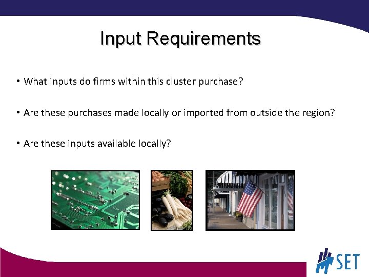Evidence Based Planning Session 2 Review Clusters you