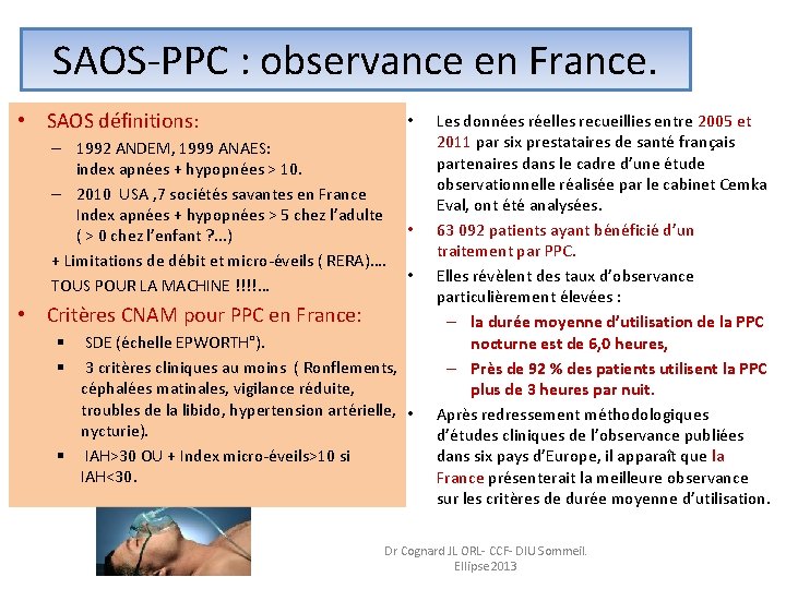 ndrome dapnes obstructives du sommeil SAOS La place