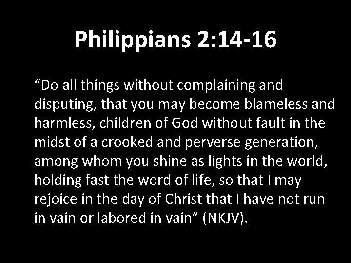 Philippians 2 14 16 Do all things without