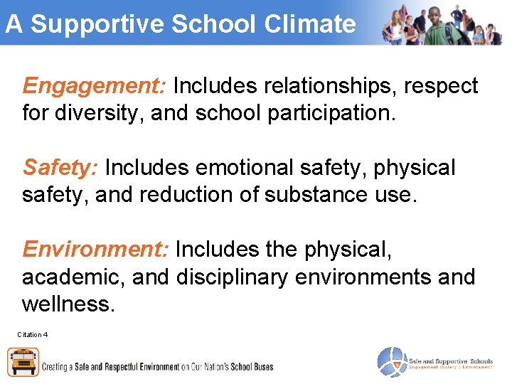 Creating a Supportive Bus Climate Preventing Bullying Introductions