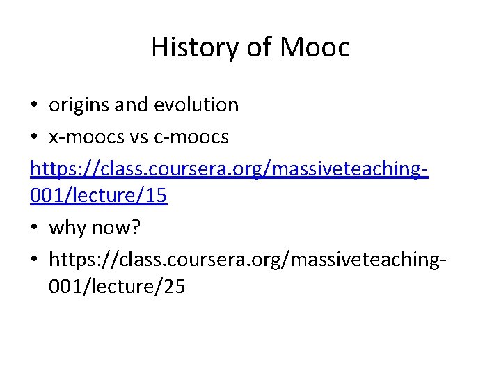 MOOCS thanks to Paul Olivier Dehaye Some numbers