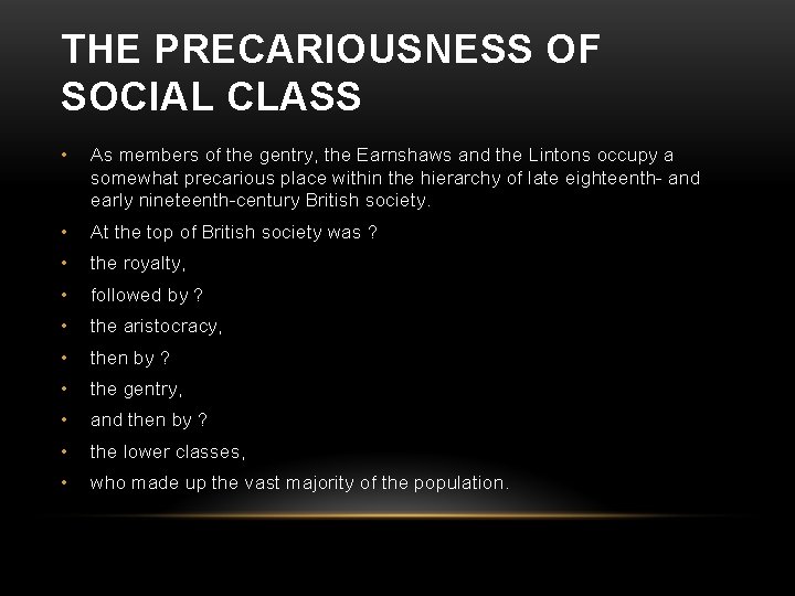 WUTHERING HEIGHTS 1847 Emily Bronte 1818 1848 UNIT