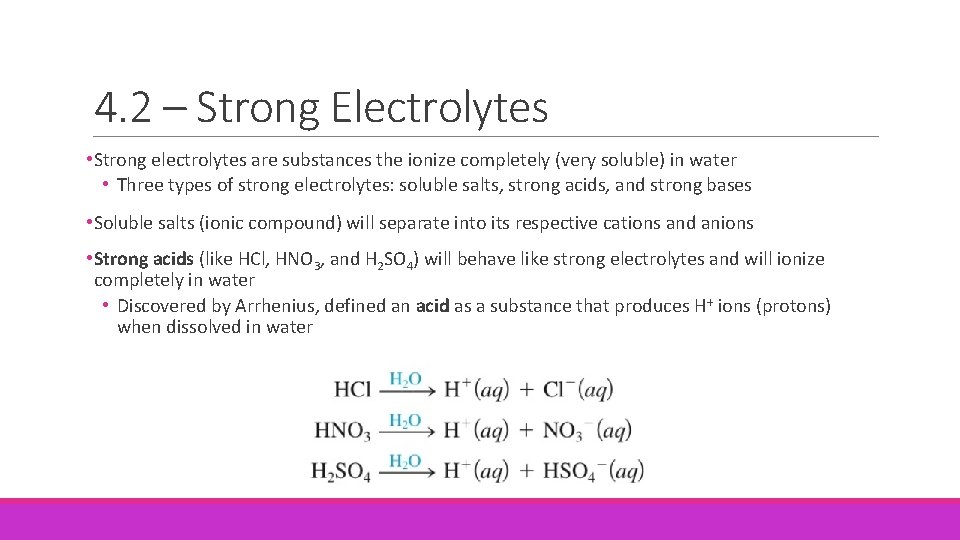 Chapter 4 TYPES OF CHEMICAL REACTIONS AND SOLUTION
