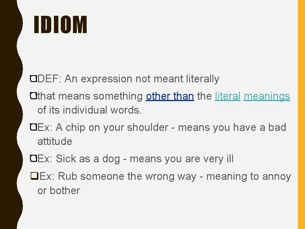 LITERARY TERMS THEME DEF An insight about human