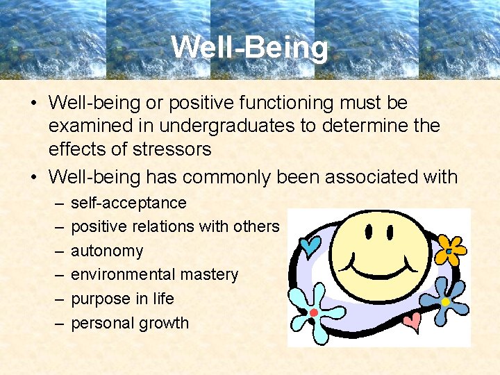 Hardiness and Psychological Well Being in College Students