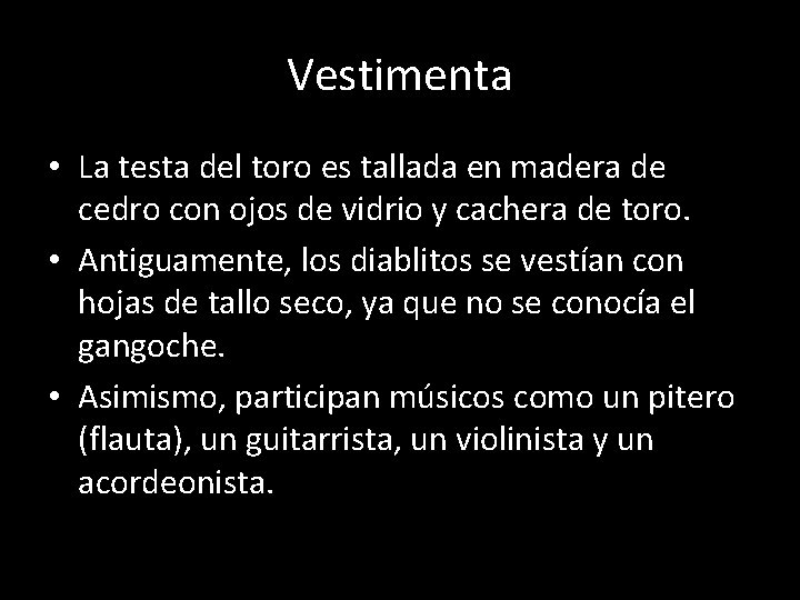 El baile de los diablitos Tradicin ancestral de