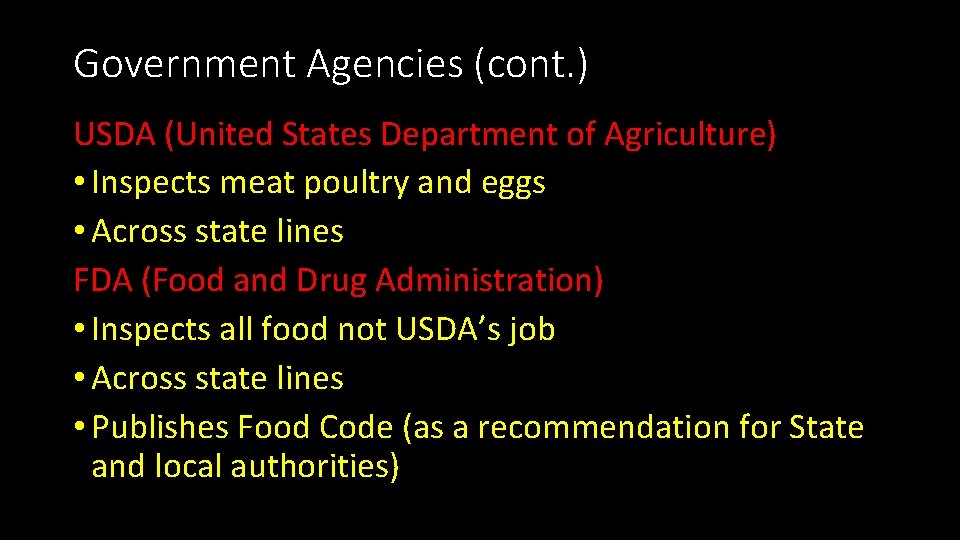 CHAPTER 1 Providing Safe Food An illness is