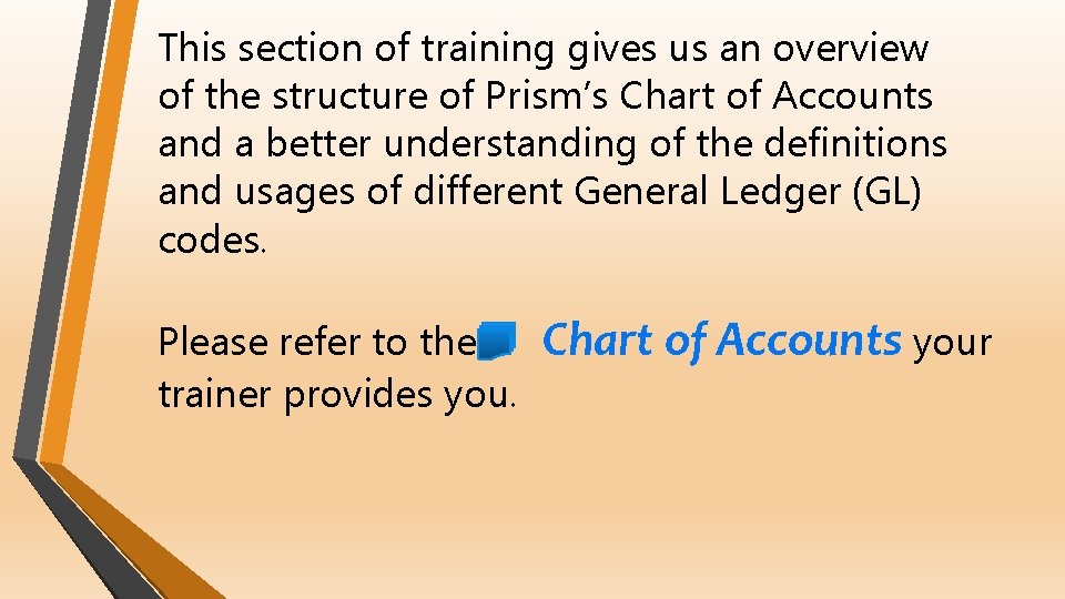 Accounts Payable Section 1 Chart of Accounts Chart