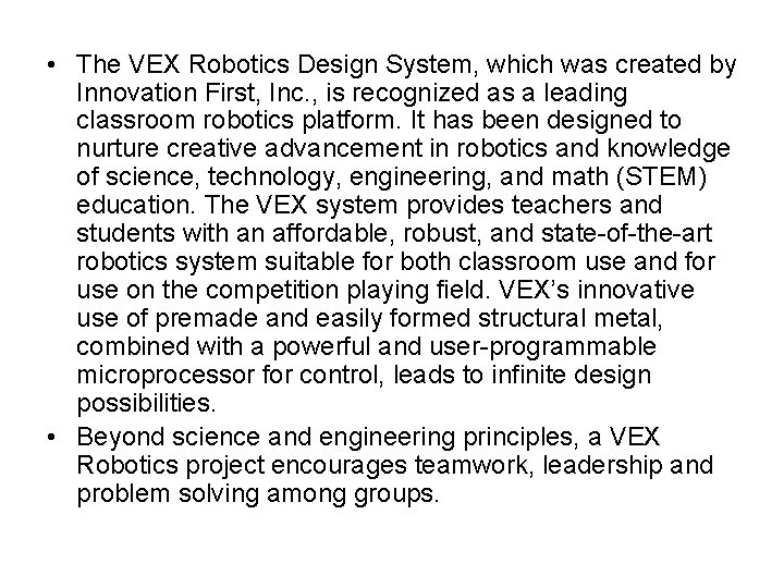 What is Robotics A robot is a programmable