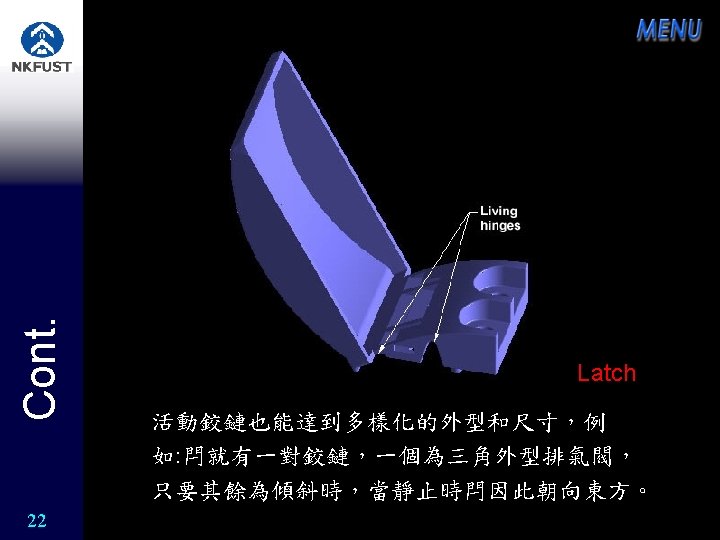 Common Features 1 Introduction 2 Ribs 3 Snaps