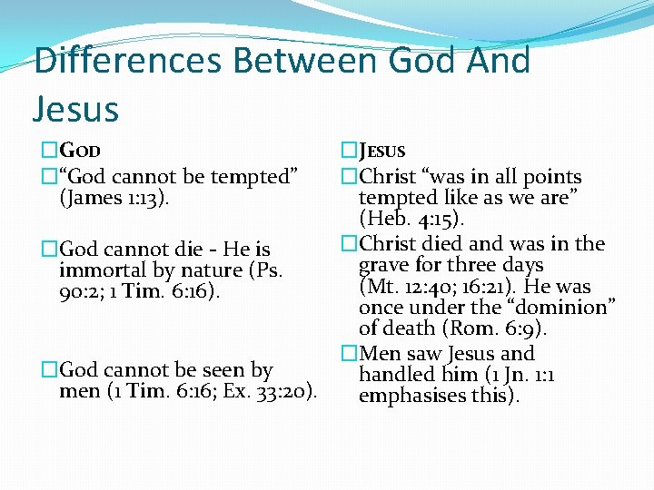 Bible Basics Study 8 The Nature Of Jesus
