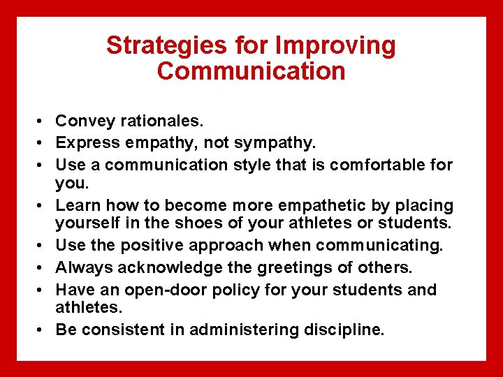 chapter 10 Communication Session Outline The Importance of