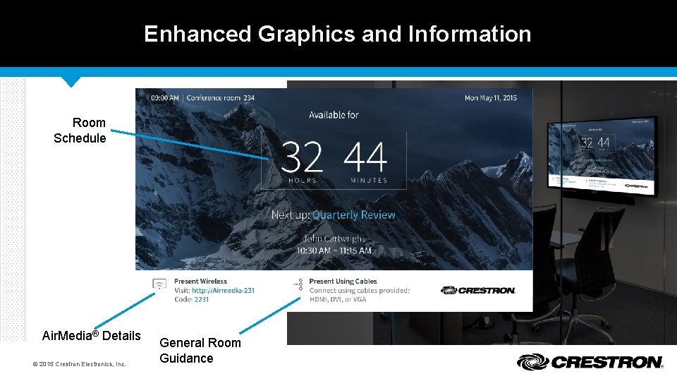 September 2015 The Crestron Intelligent Enterprise Connecting people