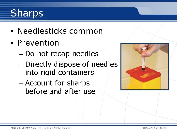 Health and Safety Hazards During Deployment Adapted from