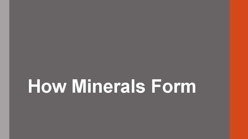How Minerals Form Crystallization Geode is a rounded