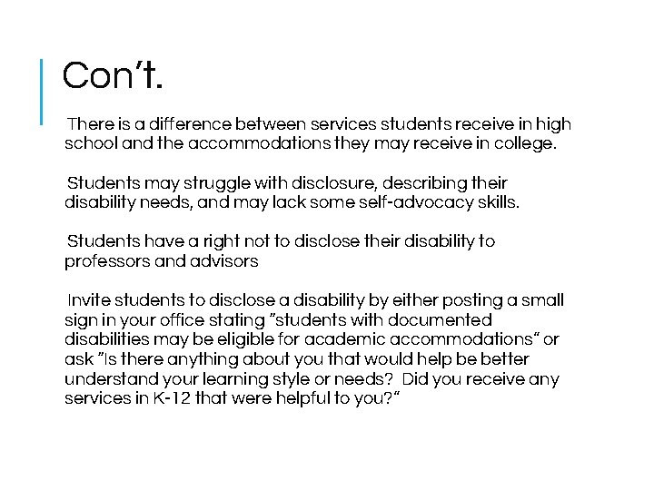 Creating a Culture of Access Joanne Benica Director