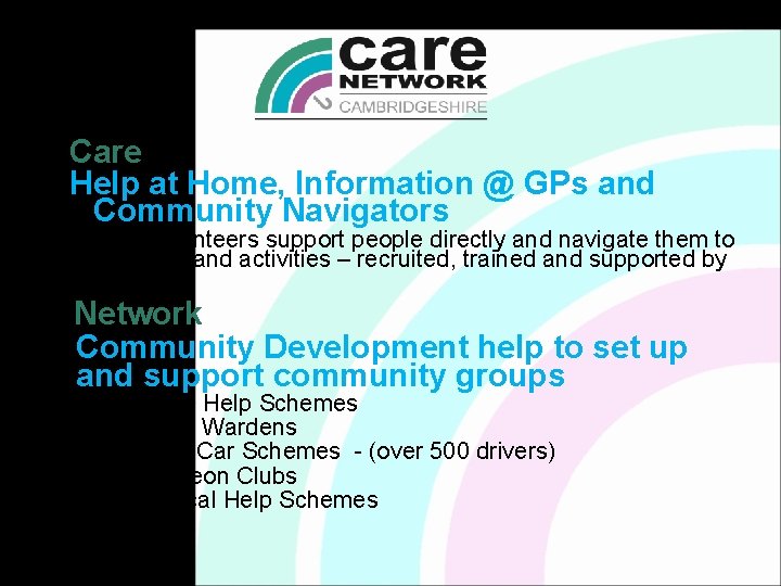 Building Community Capacity for Health and Wellbeing Housing