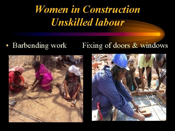 Womens in construction industry Over view Global scenario