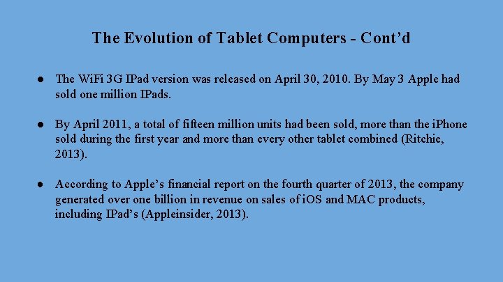 Tablets in the K12 Educational Setting EDTC 805