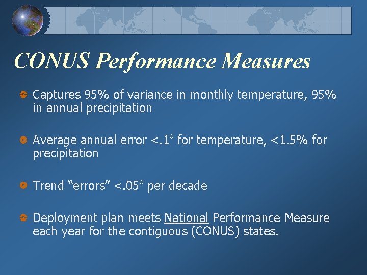 USCRN Spacing Study and Proposed Deployment Plan Capturing
